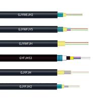China GJYWFJH Single Mode Armored Fiber Optic Cable 2-144 Fibers for Indoor/Outdoor Use with -40°C to +80°C Temperature Range for sale