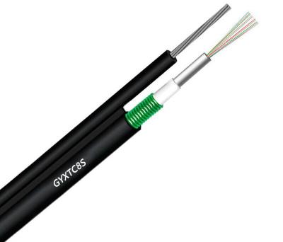 China GYXTC8S Figure 8 Central Loose Tube Fiber Optic Cable 72 Core Single Mode Outdoor for sale