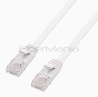 China CAT6 UTP RJ45 30AWG 550MHz Flat Ethernet Patch Cable - 1-100M Length Options for sale