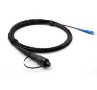 China 5M MINI SC/APC to SC/UPC Simplex Outdoor Fiber Patch Cord OS2 9/125 LSZH for sale