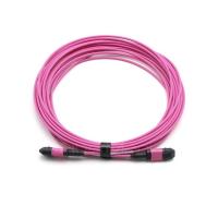 China MTP Male to Female Trunk Cable Assembly 12 Fiber OM4 50/125 Polarity A 4m for sale