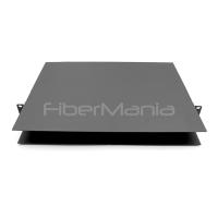 China Rack Mount 4xMTP MPO to LC Duplex Fiber Patch Panel 120 Fibers 1U 19 Inch Black for sale