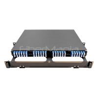 China 1U 19 Inch 96 Cores MTP-12 Male MPO Patch Panel for High Density Fiber Optic Networks for sale