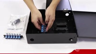China High Density MTP to LC Module Cassette 12 Fiber 6 Ports Zirconia Ceramic Sleeves 40 100Gbps for sale