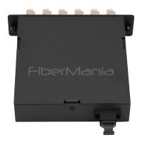 China 12 Fibers MTP-LC Duplex Cassette 6 Ports Type A OM1 Multimode with Zirconia Ceramic Sleeves for sale