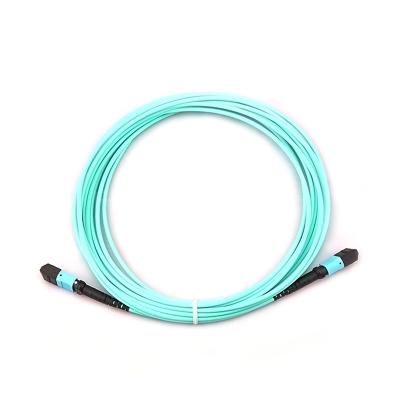 China Customized 8/16/28/48/96 Cores MPO Trunk Cable with 100N<1000N Tensile Strength and 100(N/100mm)<1000(N/100mm) Lateral Pressure for sale