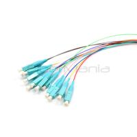 China MPO MTP to LC 12 Core Ribbon Fiber Patch Cord 0.9mm Fanout Cable OM3 Multimode for sale