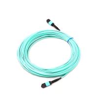 China High Density MPO Trunk Cable OM3 OM4 12-144 Fibers for 40G 100G 400G Networks for sale