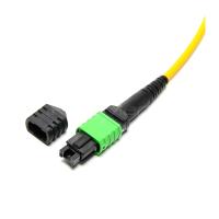 China MTP MPO Trunk Patch Cord 1m OM4 50/125μm 0.35dB Max for High-Speed Data Transmission for sale