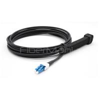 China Outdoor NSN to LC/UPC Uniboot OS2 Duplex LSZH Fiber Patch Cable IP67 for sale