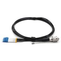 China Outdoor ODC to LC 4-Core Single Mode TPU Jacket Fiber Patch Cable for sale