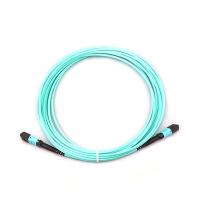 China OM4 MPO Trunk Patch Cord High Density Fiber Trunk Assembly for Data Center for sale