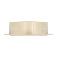 China White Half-Round Cable Spool for Fiber Patch Panels and Enclosures for sale
