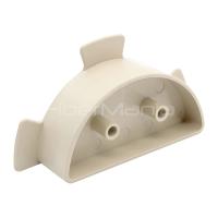 China White Half-Round Cable Spool for Fiber Patch Panels and Enclosures for sale