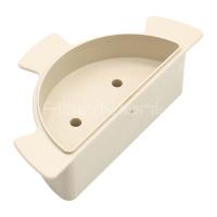 China White Half-Round Cable Spool for Fiber Patch Panels and Enclosures for sale