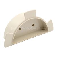 China White Half-Round Cable Spool for Fiber Patch Panels and Enclosures for sale