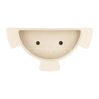 China White Half-Round Cable Spool for Fiber Patch Panels and Enclosures for sale
