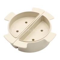 China White Half-Round Cable Spool for Fiber Patch Panels and Enclosures for sale