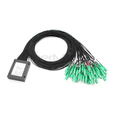 China Pre-Connectorized 1×64 PLC Splitter for FTTH – Ruggedized Cassette Optical Splitter for sale