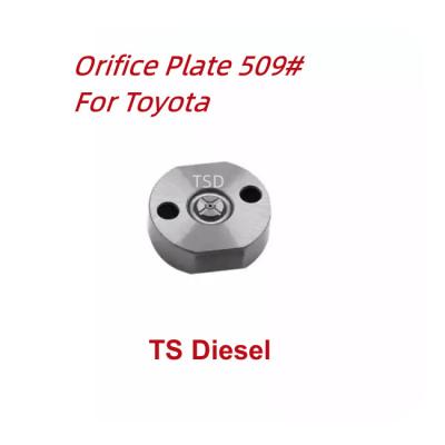 China Common Rail Injector Denso Orifice Plate 509# For G3 Toyota Fuel Injector Replacement Engine Parts for sale