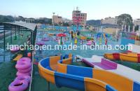 China Kids Amusement Park With Swimming Pool Playground  Fiberglass for sale