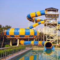 China 4-Person Big Water Park Slide Equipment for Adults for sale