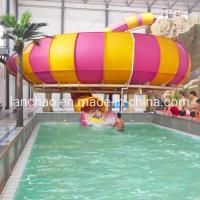 China Colorful Large Fiberglass Slide for Water Park for sale