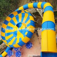 China Colorful Large Fiberglass Slide for Water Park for sale