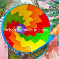 China Super Trumpet Water Park Slide with Pool for Adult for sale