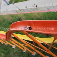 China Fiberglass Water Park Body Slide Water Park High Speed  Colorful for sale