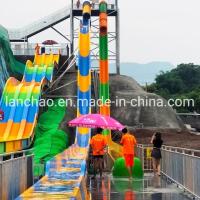 China Crazy Freefall Speed Water Slides Fiberglass For Aqua Amusement Park for sale