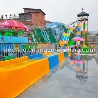 China Water Theme Freefall Aqua World High Speed Water Slides Fiberglass for sale