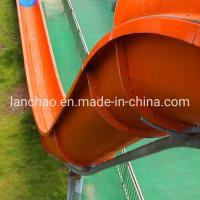China Water Theme Freefall Aqua World High Speed Water Slides Fiberglass for sale