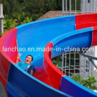 China Smooth Water Slide Used Fiberglass Swimming Pool Slide for sale