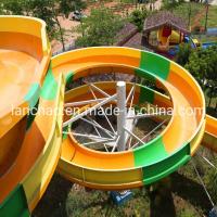 China Commercial Fiberglass Tube Water Slide for Water Park for sale