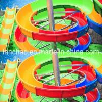 China Fiberglass Blue Water Slide Combined for Amusement Park for sale