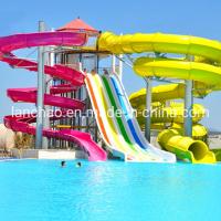 China Aqua Park Spiral Water Slide Amusement Rafting For Teenagers for sale
