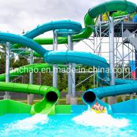 China Aqua Park Spiral Water Slide Amusement Rafting For Teenagers for sale