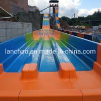 China Fiberglass Outdoor Playground Amusement Water Park Slide Equipment for sale
