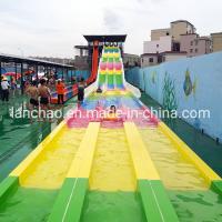 China Outdoor Playground Water Slides Equipment Fiberglass Water Park  Use for sale