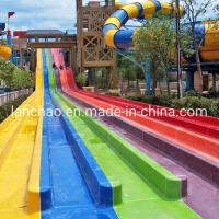 China Outdoor Playground Water Slides Equipment Fiberglass Water Park  Use for sale