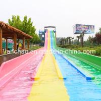 China Aquatic  Rainbow Water Slide Recreation Park Water Slides for sale