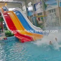 China Aqua Park Rainbow Water Slide  Color Racing Equipment for sale