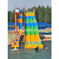 China Aqua Park Rainbow Water Slide  Color Racing Equipment for sale