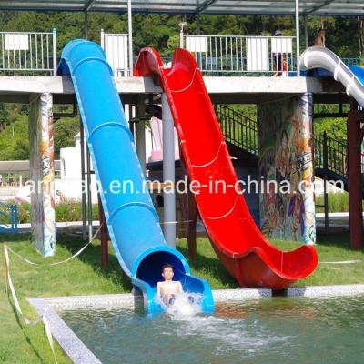 China Aqua Park Water Play Equipment Fiberglass Water Slide for sale