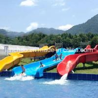 China Fiberglass Swimming Pool Slide Family Indoor /Outdoor Water Park Equipment for sale
