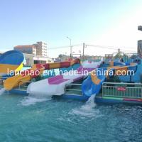 China Family Fun Water Slide Fiberglass Pool Slide for Amusement Park for sale
