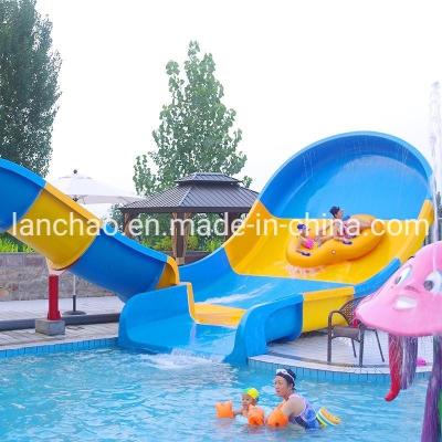 China Fiberglass Swimming Pool Slide Kids & Adult Water Park Equipment for sale