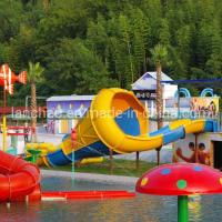 China Fiberglass Swimming Pool Slide Kids & Adult Water Park Equipment for sale