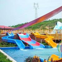 China LANCHAO-WS11 Amusement Park Water Slide Equipment Famiy Water Slide for sale